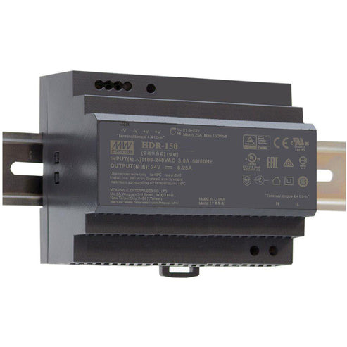 Блок питания Mean Well HDR-150-24 – Gstep